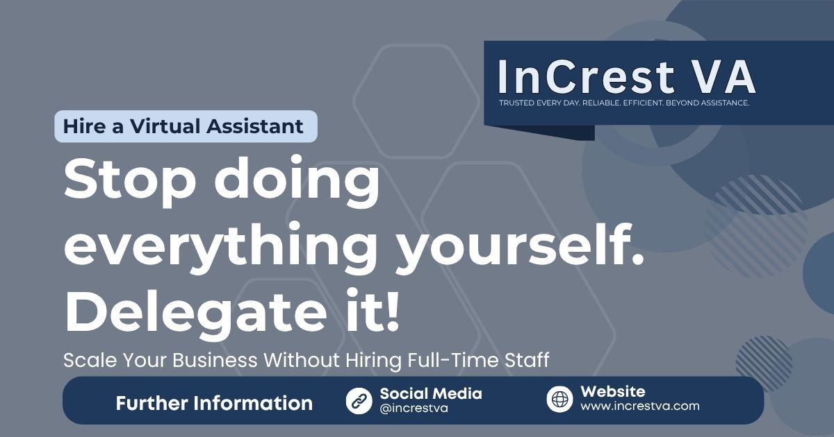 InCrest Virtual Assistant | Hire Virtual Assistant in USA